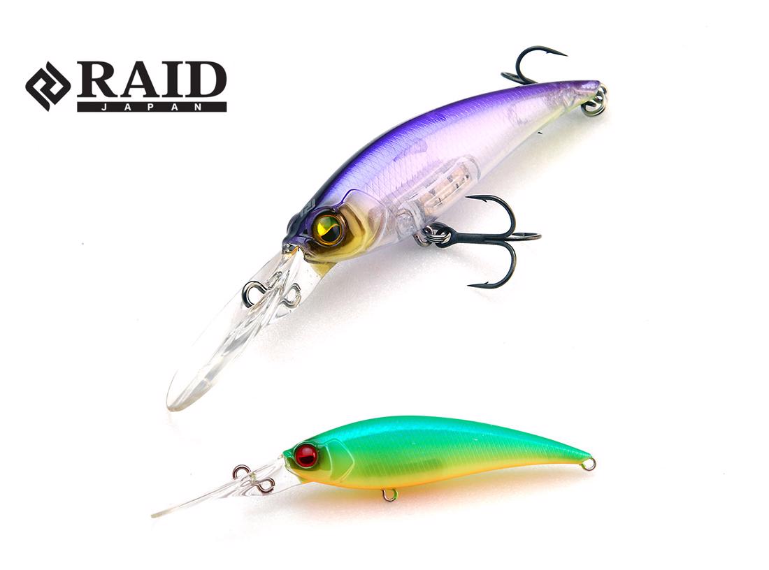 RAID JAPAN Level Shad Sprinter 68mr Wobbler 68mm 5,9g 001 Lime Chart ...